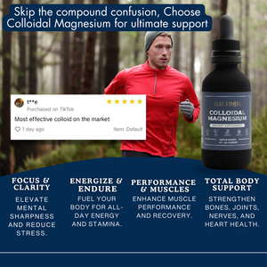 Colloidal Magnesium Supplement – Supports Heart Rhythm, Energy, Nerves ...
